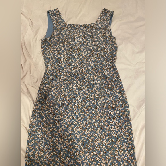 Dresses | Alezane Light Blue Flower Dress | Poshmark